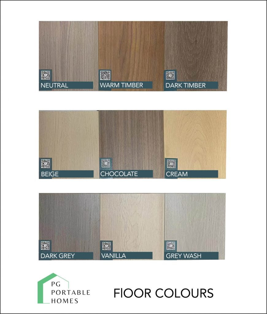 What are my floor colour choices? - PG Portable Homes