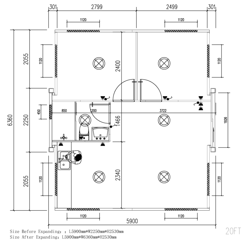 20ft portable home - PG Portable Homes